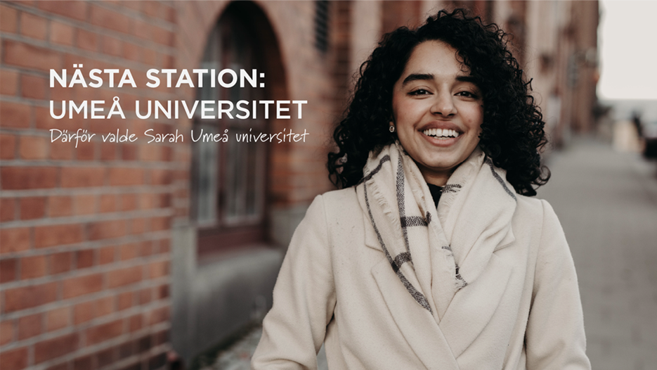 Stockholmaren Sarah Rauf valde Umeå: ”Det kändes spännande”