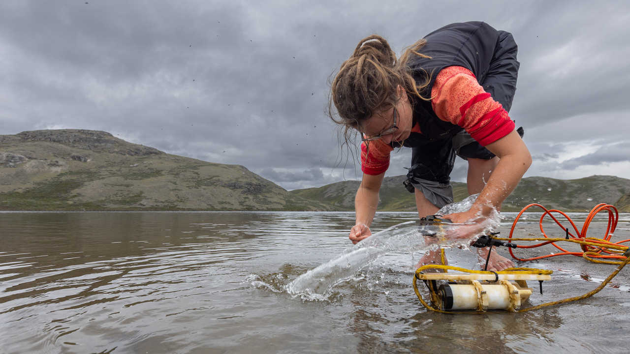 Genom isen – på jakt efter arktiska sjöars historia och framtid