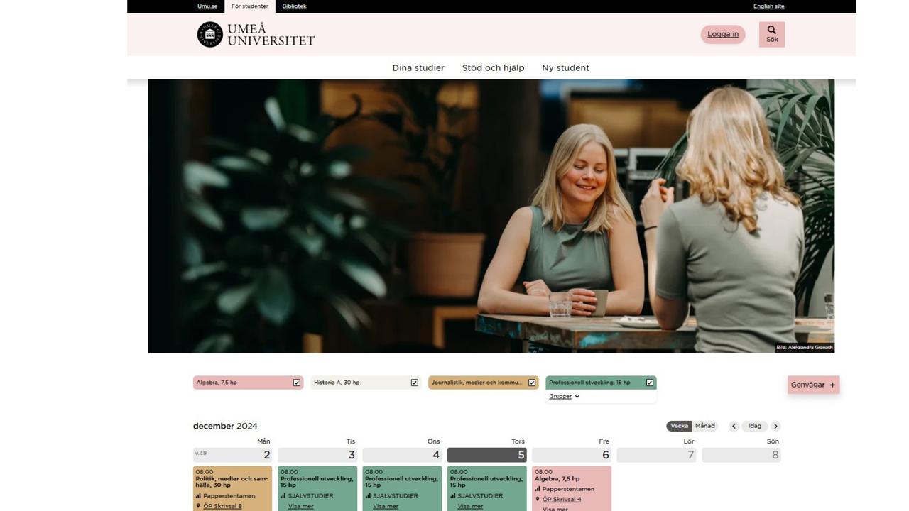 Hur fungerar studentwebben för dig?