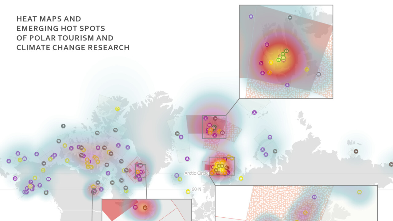 Geovisualization of Polar Tourism and Climate Change Research