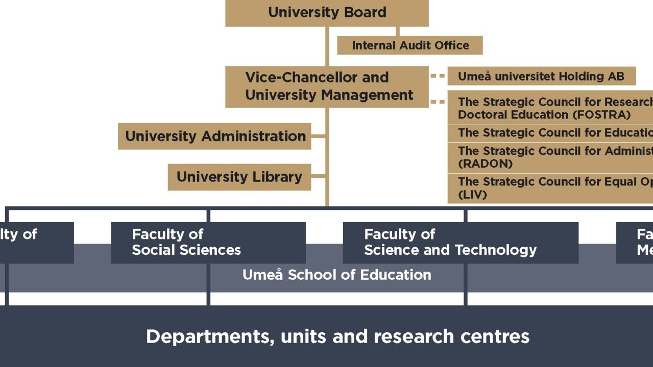 Departments and units