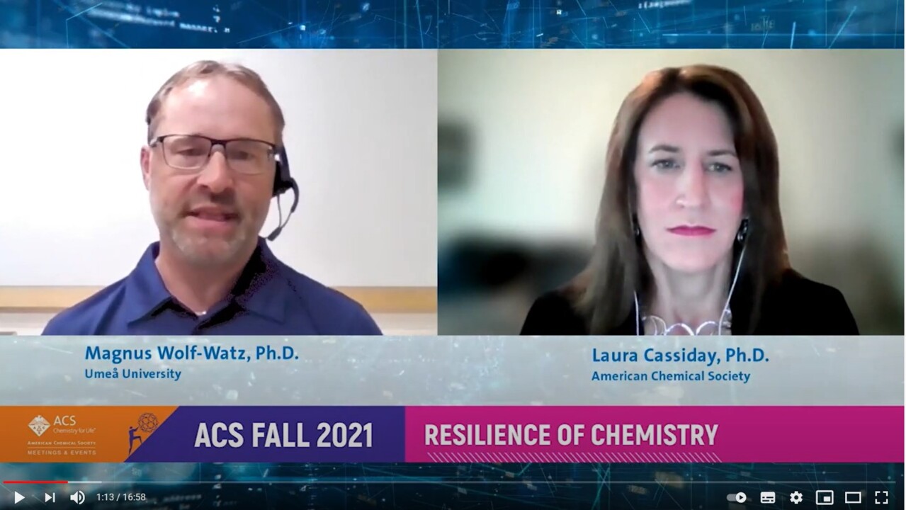 Internationellt vetenskapligt samfund intervjuar professor Magnus Wolf-Watz